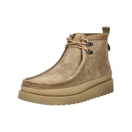 Clarks Herren Stiefelette "Clarks Stiefelette Leder", Gr. 42,5dunkelbeige, Leder, Schuhe