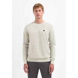 NO EXCESS Herren V-Ausschnitt-Pullover "NO EXCESS Pullover mit Schulterrippung"kit, Gr. XL, 100% Baumwolle, Pullover