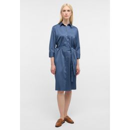 Blusenkleid Eterna "LOOSE FIT", Damen, Gr. 42, Normalgr&ouml;&szlig;en, indigo, 95% Baumwolle, 5% Elasthan, Kleider Blusenkleid