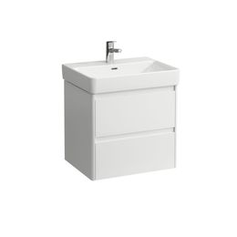 Laufen Waschtischunterschrank BASE 2.0 446x572x515 2 Schubl m. Griffmulde f.WT H810963 wei&szlig; glzd, H4 H4112721082611