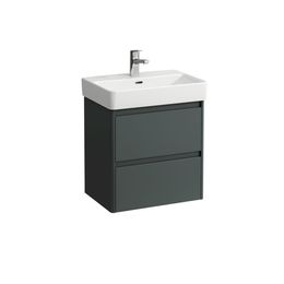 Laufen Waschtischunterschrank BASE 2.0 361x521x515 2 Schubl m. Griffmulde f.WT H818958 verkehrsgrau, H4112521082661
