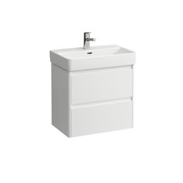 Laufen Waschtischunterschrank BASE 2.0 361x572x515 2 Schubl m. Griffmulde f.WT H818959 wei&szlig; matt, H4 H4112621082601