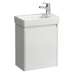 Laufen Waschtischunterschrank BASE 2.0 262x454x522 1 T&uuml;r m. Griffmulde f.WT H815954 wei&szlig; gl&auml;nzen, H4 H4112321082611