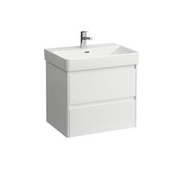 Laufen Waschtischunterschrank BASE 2.0 446x621x515 2 Schubl m. Griffmulde f.WT H810964 wei&szlig; glzd, H4 H4112821082611