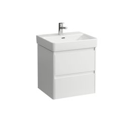 Laufen Waschtischunterschrank BASE 2.0 446x521x515 2 Schubl m. Griffmulde f.WT H810962 wei&szlig; glzd, H4 H4112421082611