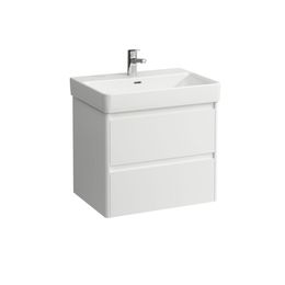 Laufen Waschtischunterschrank BASE 2.0 446x621x515 2 Schubl m. Griffmulde f.WT H810964 wei&szlig; matt, H4 H4112821082601