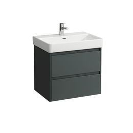 Laufen Waschtischunterschrank BASE 2.0 446x621x515 2 Schubl m. Griffmulde f.WT H810964 verkehrsgrau, H4112821082661