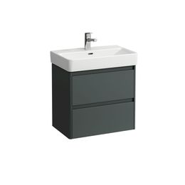 Laufen Waschtischunterschrank BASE 2.0 361x572x515 2 Schubl m. Griffmulde f.WT H818959 verkehrsgrau, H4112621082661