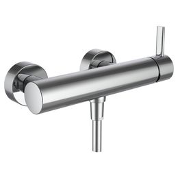 Laufen Brausearmatur Aufputz MEDA mit Zubeh&ouml;r Kunststoffschlauch 1500 mm und Handbrause MyTwin100 ch HF506650100600
