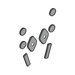 Laufen Schallschutzset f&uuml;r Wand WCs, H8926970000001 H8926970000001