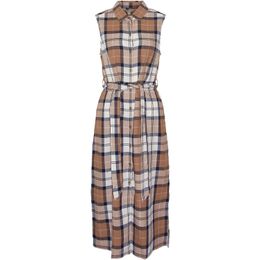 Barbour Midikleid Caroline Primrose Hessian Tartan (Größe: 10)