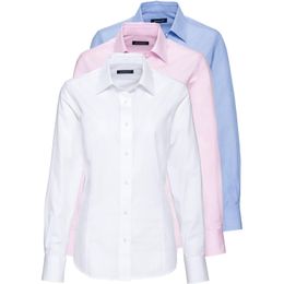 Highmoor Blusen, 3er-Pack Wei&szlig;/Ros&eacute;/Bleu (Gr&ouml;&szlig;e: 42)