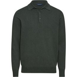 Highmoor Polo-Pullover Dark Khaki (Größe: M)