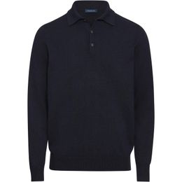 Highmoor Polo-Pullover Dark Navy (Größe: M)