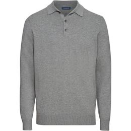 Highmoor Polo-Pullover Grau (Gr&ouml;&szlig;e: L)