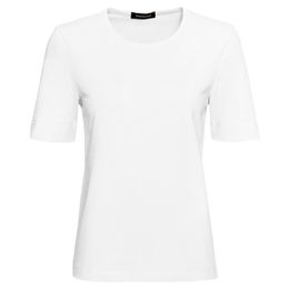 Highmoor T-Shirt mit Rundhals Weiß (Größe: S)