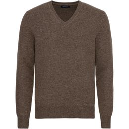 Highmoor V-Pullover Braun (Größe: 48)