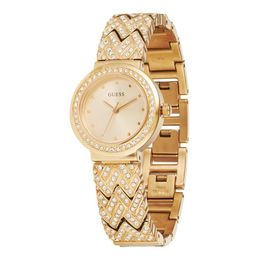 Guess Uhr 'Treasure' Damen Gr&ouml;&szlig;e One Size gold / transparent