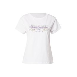 Pepe Jeans T-Shirt 'Ava' Damen Größe S hellblau / gelb / grün / lila