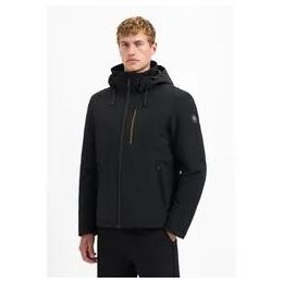 Softshellparka NO EXCESS "NO EXCESS Softshelljacke", Herren, Gr. XL, schwarz, 94% Polyester (Recycelt), 6% Elasthan, Jacken