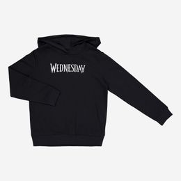 lmtd LIMITED BY NAME IT Schwarzer Kapuzenpullover mit Wednesday-Motiv