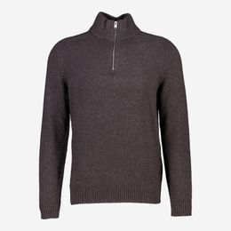 Selected Homme Brauner Pullover aus Wollmischung