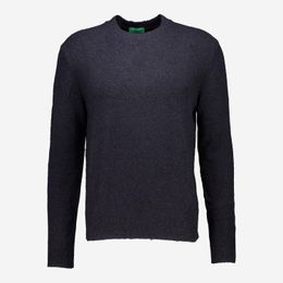 Benetton Schwarzer Bouclé-Pullover