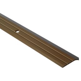 alfer Abschlussprofil Aluminium bronzefarben 1000 x 30 mm