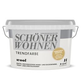 Sch&ouml;ner Wohnen Farbe Sch&ouml;ner Wohnen Farbe Trendfarbe 'Wool' wollwei&szlig; matt 1 l