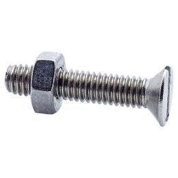 toom Senkschrauben SL Schlitz Edelstahl M4 x 20 mm 8 St&uuml;ck