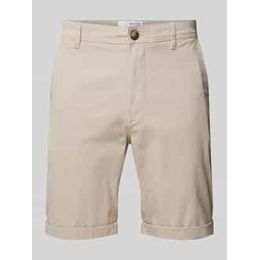 Selected Homme Slim Fit Shorts mit Strukturmuster Modell 'LUTON'