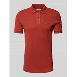 Lacoste Slim Fit Poloshirt mit Label-Patch Modell 'PIQUE'