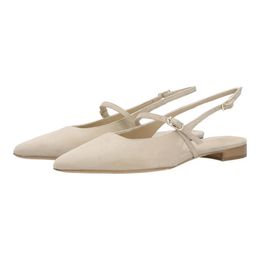 Thea Mika Ballerinas - Sling-Ballerinas - Gr. 37 (EU) - in Creme - f&uuml;r Damen