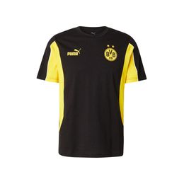 Puma Funktionsshirt 'Borussia Dortmund Ftbl Archive' Herren Größe M gelb / schwarz
