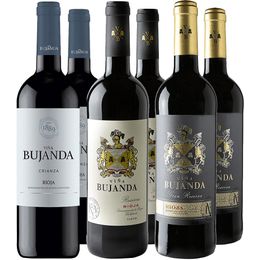 Vi&ntilde;a Bujanda Kennenlern-Paket Rioja DOCa Tempranillo Trocken - La &ndash; Probierpaket DOP