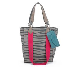Fritzi aus Preussen Fritzi aus Preußen Shopper 'Izzy' Damen Größe One Size pastellblau / rauchgrau / dunkelgrau / cranberry
