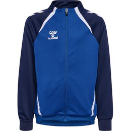 Hummel Sportjacke 'Lead 2.0' Jungen Gr&ouml;&szlig;e 128 marine / royalblau / wei&szlig;