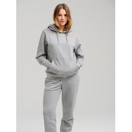 TEESHOPPEN Regular Hoodie Damen Gr&ouml;&szlig;e XS grau