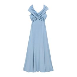 Mango Kleid 'Ballet-A' Damen Gr&ouml;&szlig;e 36 hellblau Winterkleid