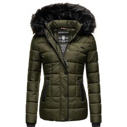 Marikoo Steppjacke 'Unique' Damen Größe XL oliv / schwarz Winterjacke