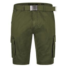 INDICODE JEANS Cargo Shorts ' Blixt ' Herren Größe 33/34 grün