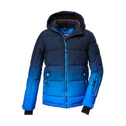 Killtec Sportjacke Jungen Größe 152 neonblau / dunkelblau
