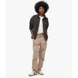 Superdry Women's Para Cargohose mit Niedriger Leibh&ouml;he Beige - Gr&ouml;&szlig;e: 32/32 2123631500164QXT064