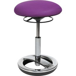 Topstar Bürohocker SITNESS BOB, Sitzhöhe 440 - 570 mm, Bezug violett