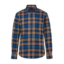 JP1880 Hemd Herren Gr&ouml;&szlig;e 5XL blau / braun / grau / orange