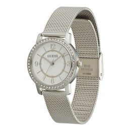 Guess Uhr 'Melody' Damen Gr&ouml;&szlig;e One Size silber / wei&szlig;