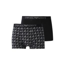 Emporio Armani Boxershorts Herren Gr&ouml;&szlig;e XXL grau / hellgrau / schwarz