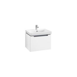 Villeroy & Boch V&B Waschtischunterschrank Subway 2.0 58,7x42x45,4cm, Griff chrom, wei&szlig; matt ; Villeroy & Boch (A68710MS)