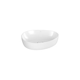 Villeroy & Boch V&B Aufsatzwaschtisch ANTAO 51x40cm, asym., o. &Uuml;berlauf, wei&szlig; C-plus ; Villeroy & Boch (4A7351R1)