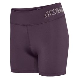 Hummel Sportshorts 'Fundamental' Damen Gr&ouml;&szlig;e XL aubergine / offwhite
